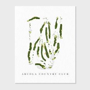 Arcola Country Club | Paramus, NJ | Golf Course Map, Personalized Golf ...