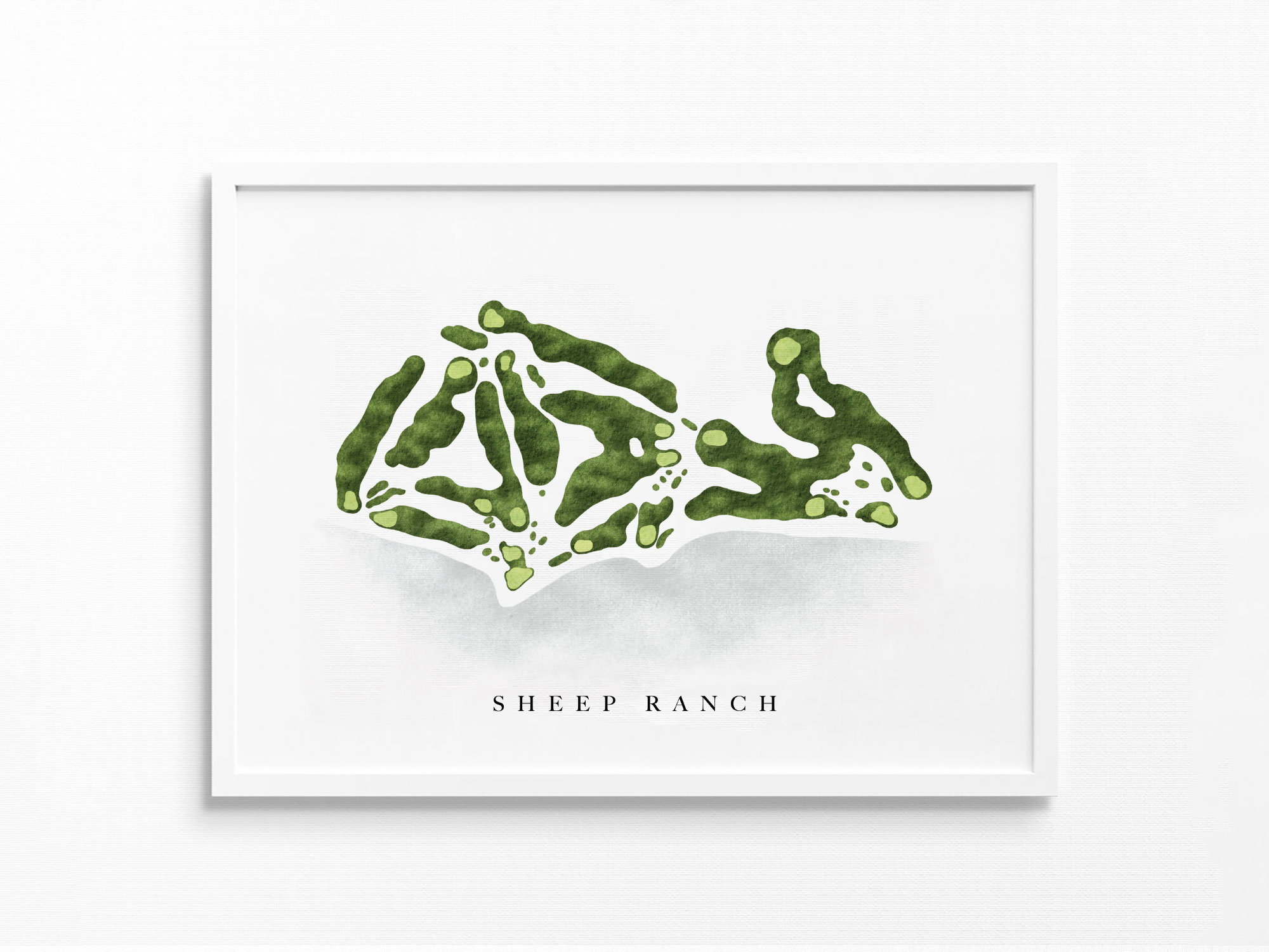 Sheep Ranch Bandon Dunes Golf Resort Oregon Course Map | Etsy