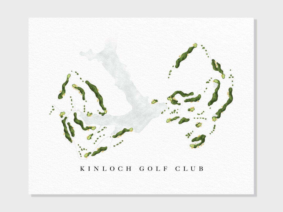 Kinloch Golf Club | Manakin-sabot, VA | Golf Course Map, Personalized ...