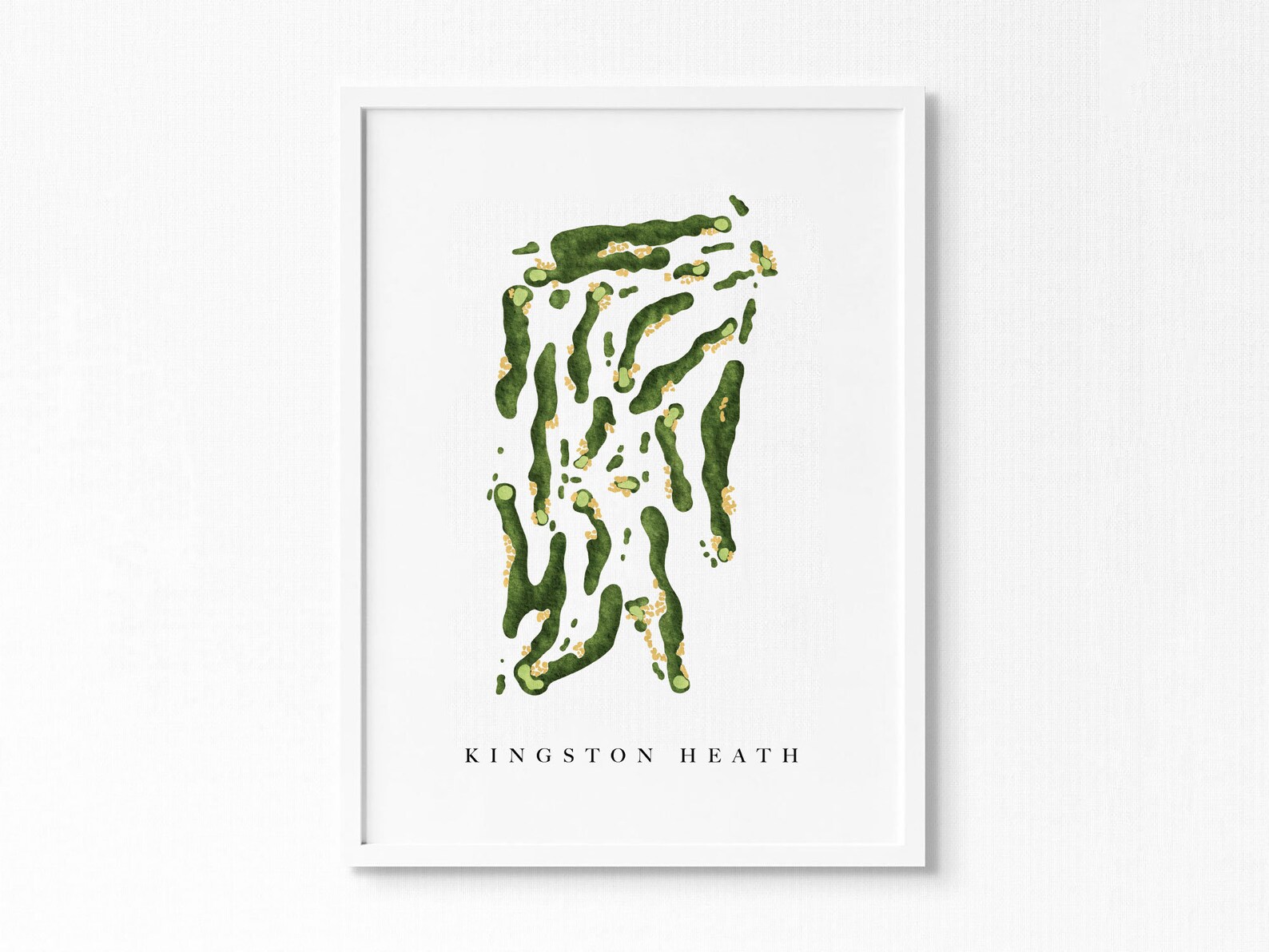 Kingston Heath Golf Club | Australia | Golf Course Map, Personalized ...
