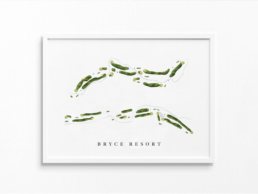 Bryce Resort Golf Course | Basye, VA | Golf Course Map, Personalized ...