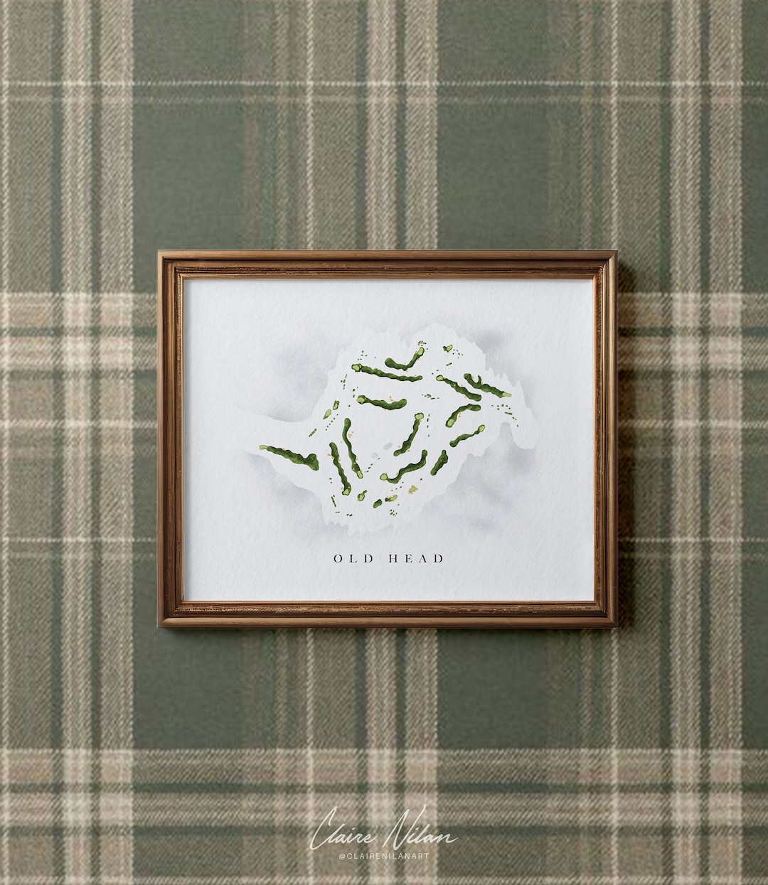 Old Head Golf Links | Cork, Ireland | Golf Course Map, Personalized ...
