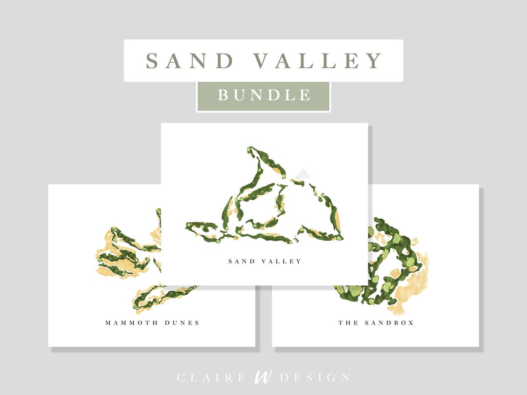 Sand Valley Bundle | Mammoth Dunes, Sand Valley, the Sandbox | Set of 3 ...