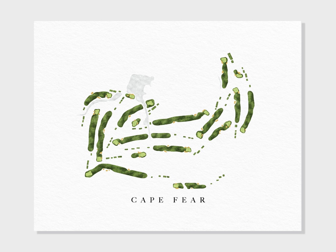 Cape Fear Country Club | Wilmington, NC | Golf Course Map, Personalized ...