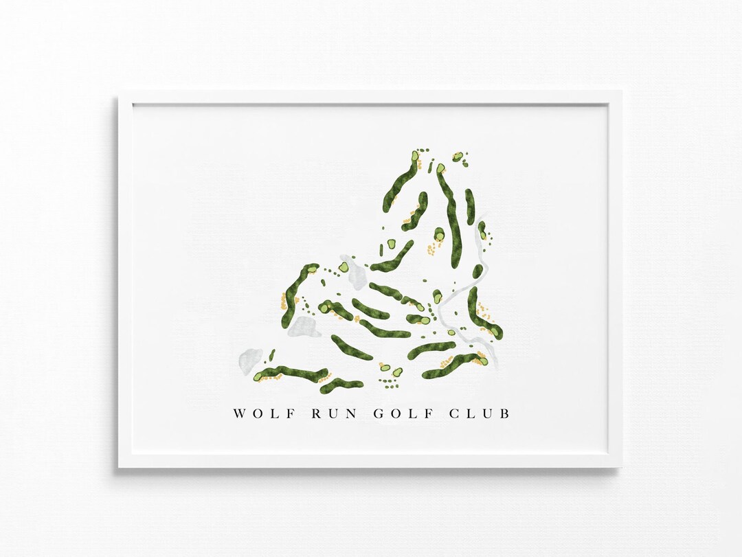 Wolf Run Golf Club | Zionsville, IN | Golf Course Map, Personalized ...