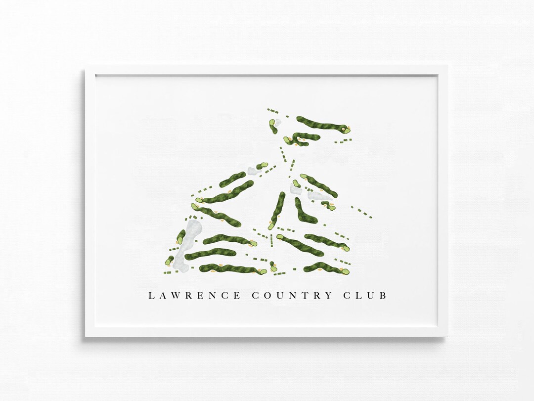 Lawrence Country Club | Lawrence, KS | Golf Course Map, Personalized ...