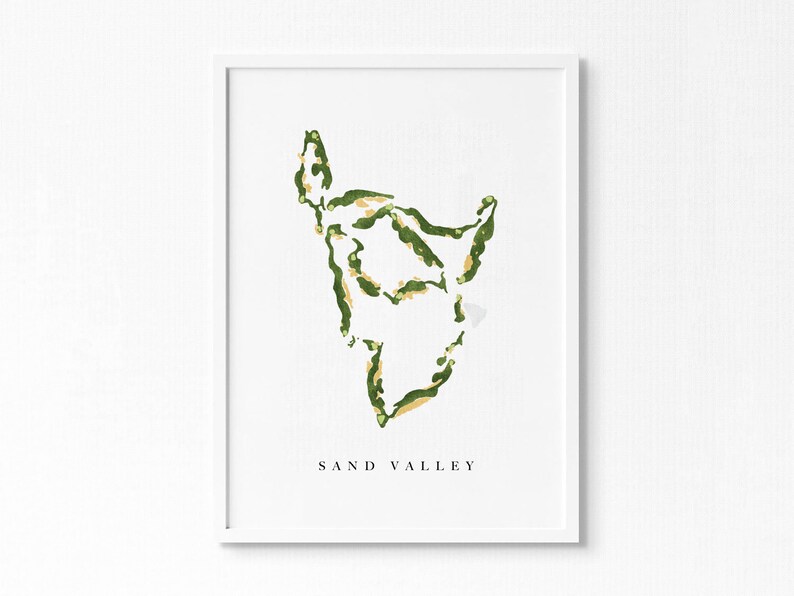 Sand Valley Golf Resort Nekoosa WI Golf Course Map - Etsy