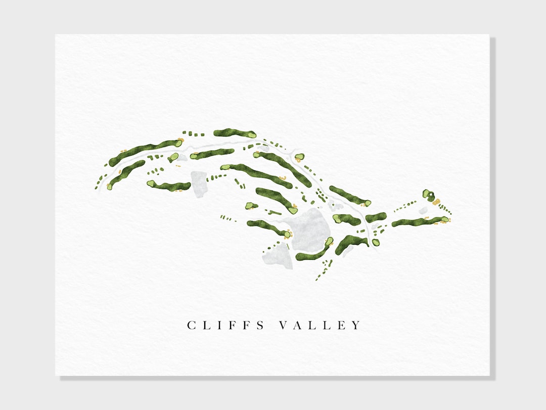 The Cliffs Valley | Travelers Rest, SC | Golf Course Map, Personalized ...