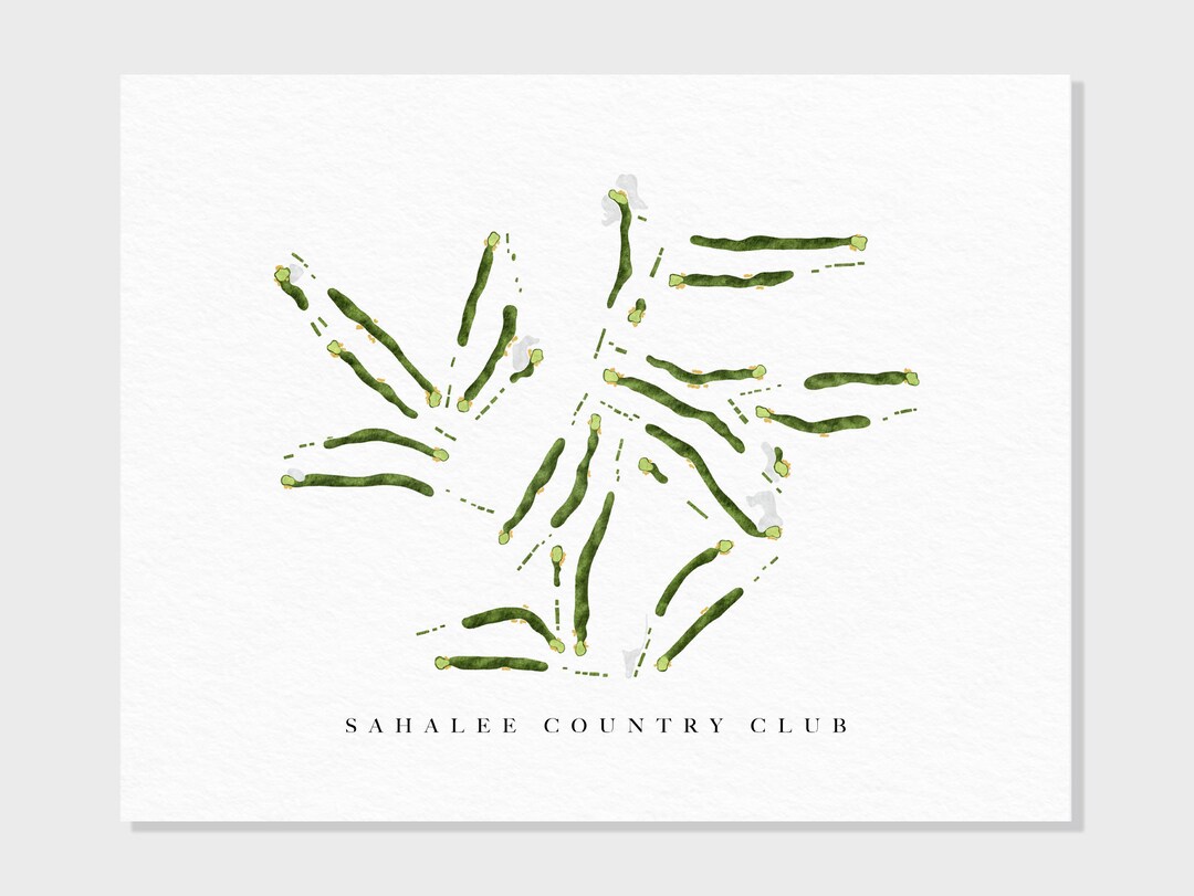 Sahalee Country Club | Sammamish, WA | Golf Course Map, Personalized ...