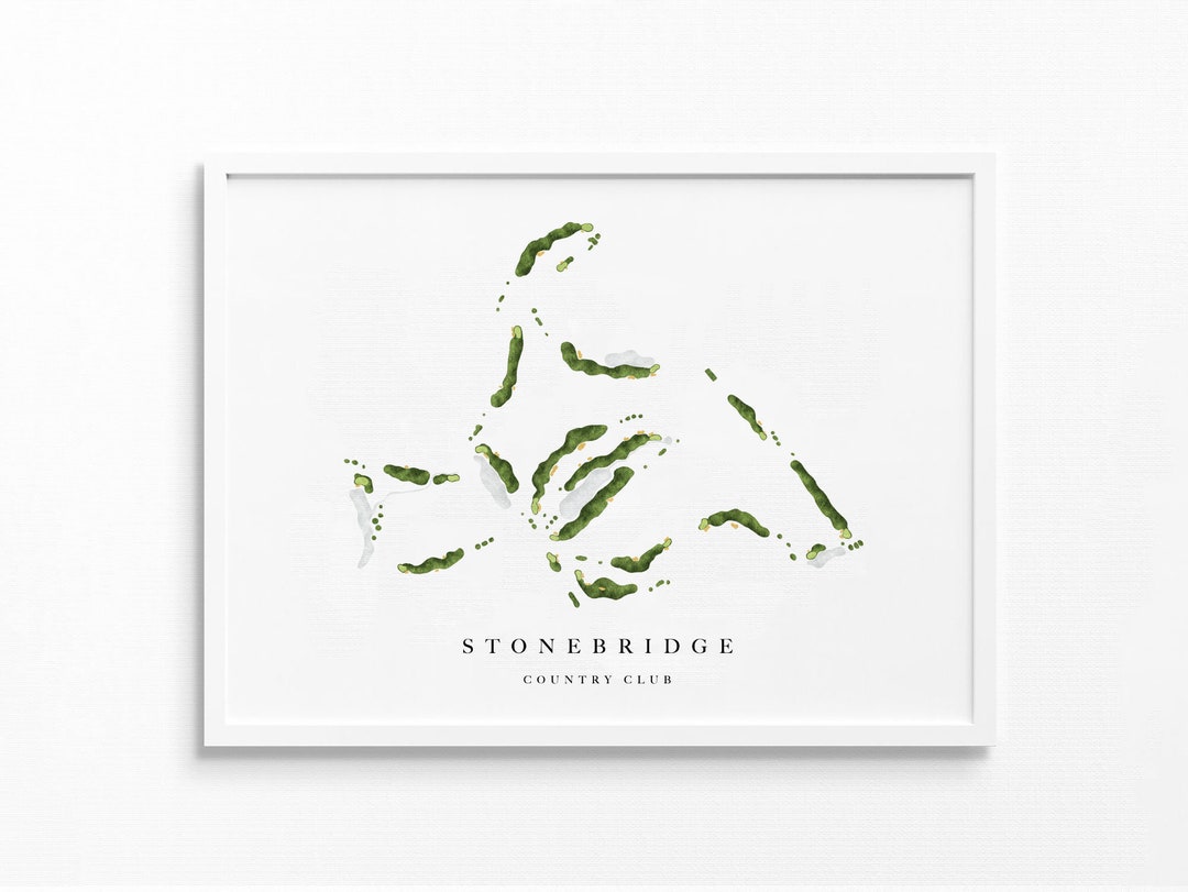 Stonebridge Country Club | Aurora, IL | Golf Course Map, Personalized ...