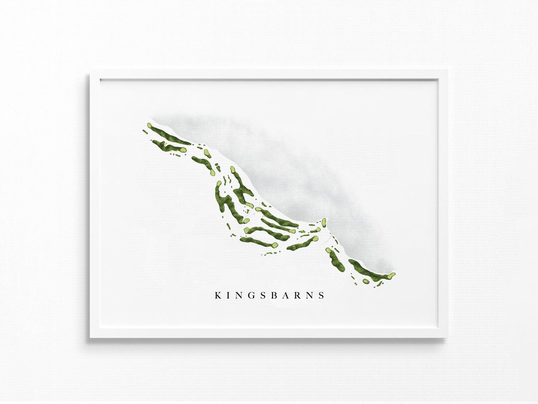 Kingsbarns Golf Links | Scotland | Golf Course Map, Personalized Golf ...