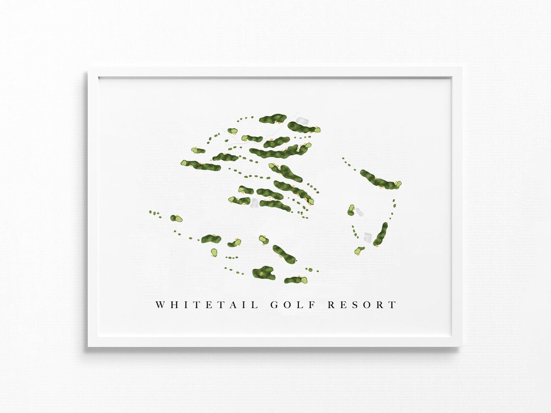 Whitetail Golf Resort | Mercersburg, PA | Golf Course Map, Personalized ...