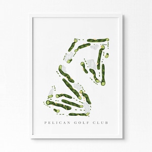Pelican Golf Club | Belleair, FL | Golf Course Map, Personalized Golf ...