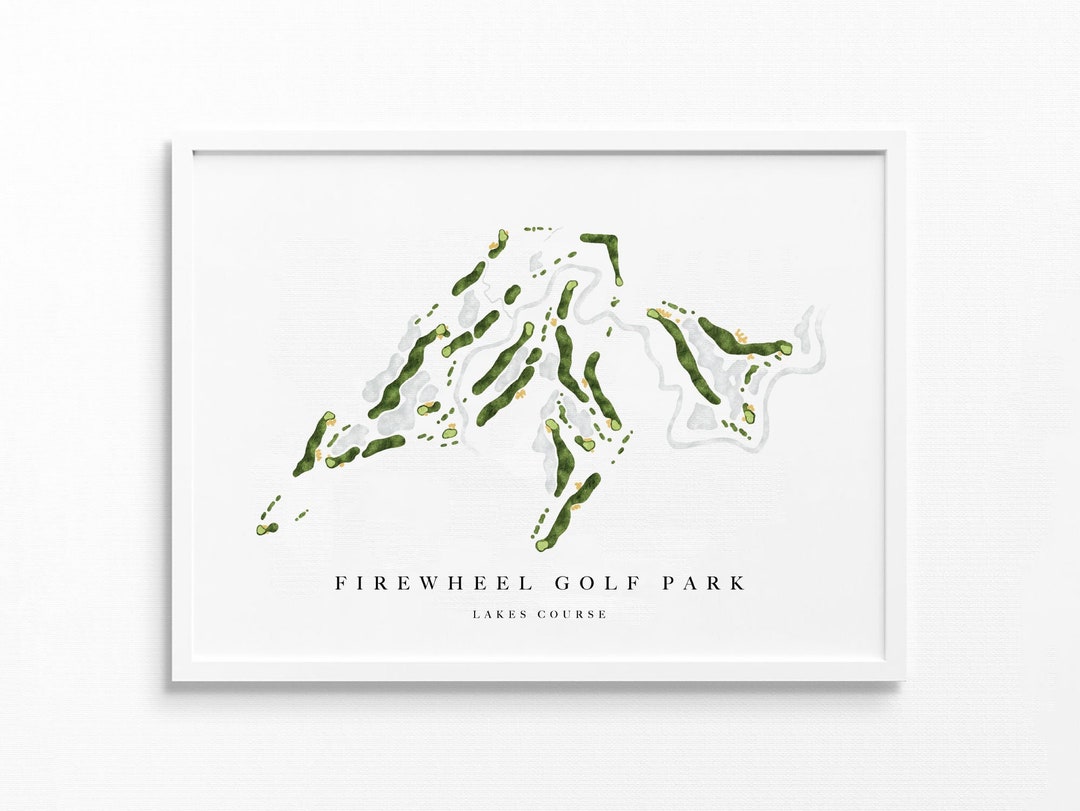 Firewheel Golf Park, Lakes Course | Garland, TX | Golf Course Map ...