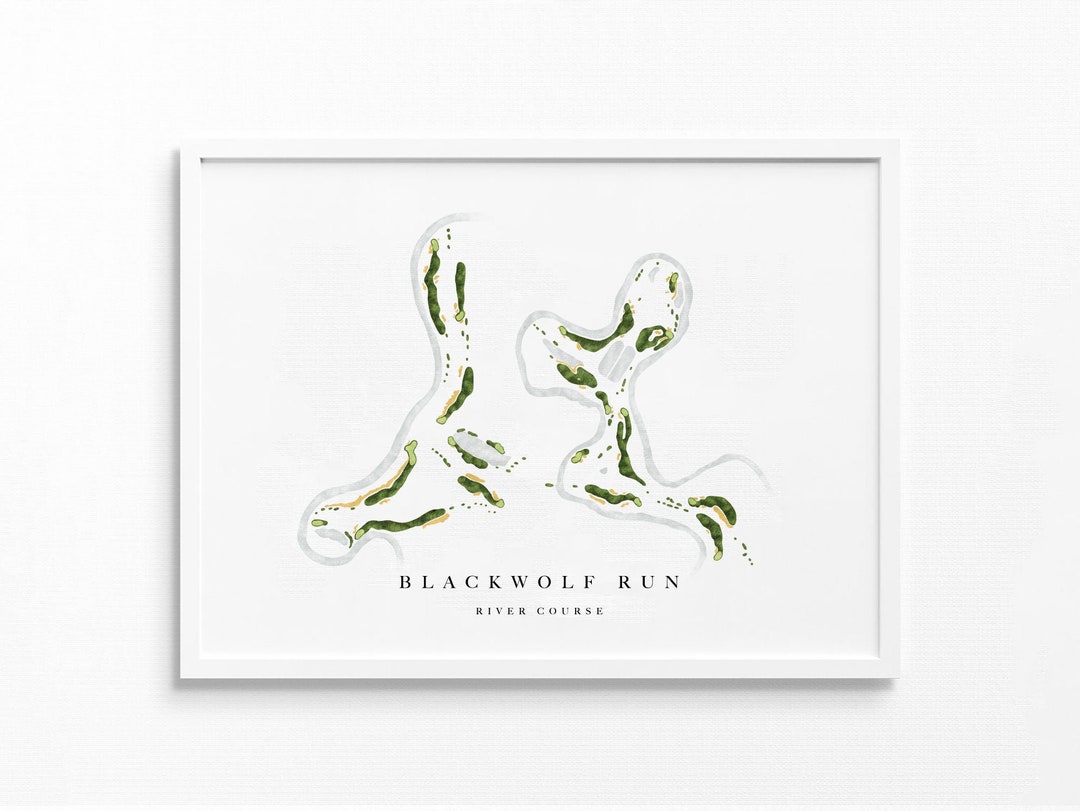 Blackwolf Run, River Course | Kohler, WI | Golf Course Map ...