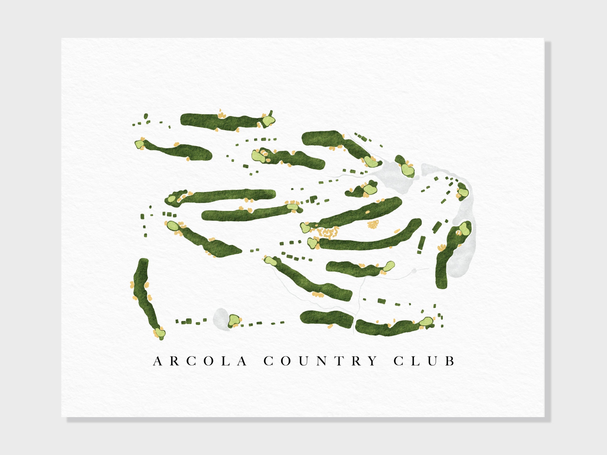 Arcola Country Club | Paramus, NJ | Golf Course Map, Personalized Golf ...