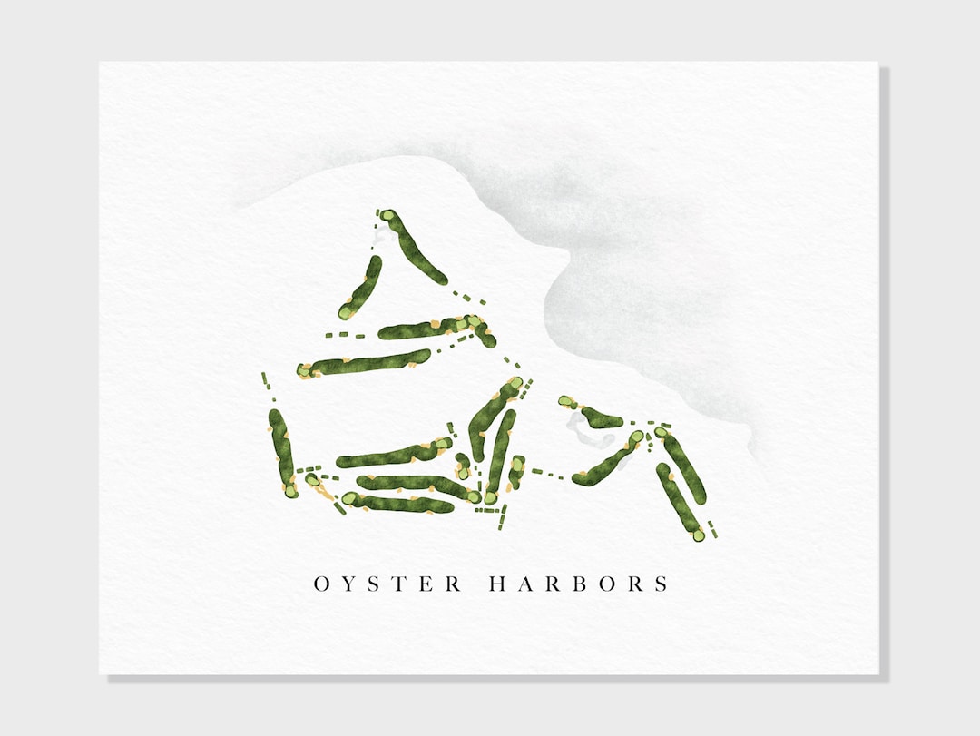Oyster Harbors Club | Cape Cod, MA | Golf Course Map, Personalized Golf ...