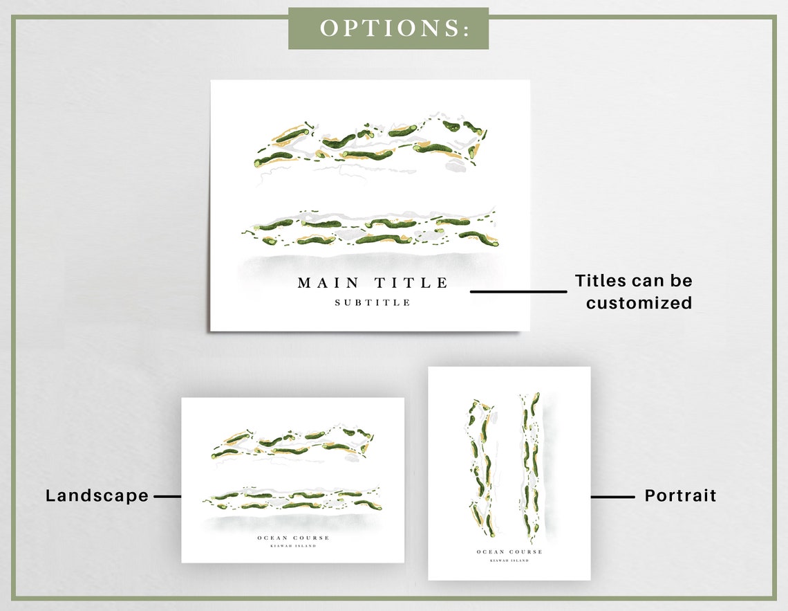 Balboa Park Golf Course San Diego CA Golf Course Map - Etsy