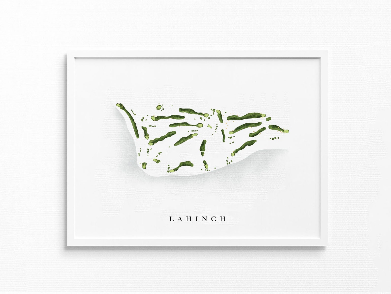 Lahinch Golf Club | Ireland | Golf Course Map, Personalized Golf Art ...