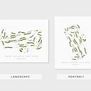 Trump National Golf Club Bedminster | Golf Course Map, Personalized ...