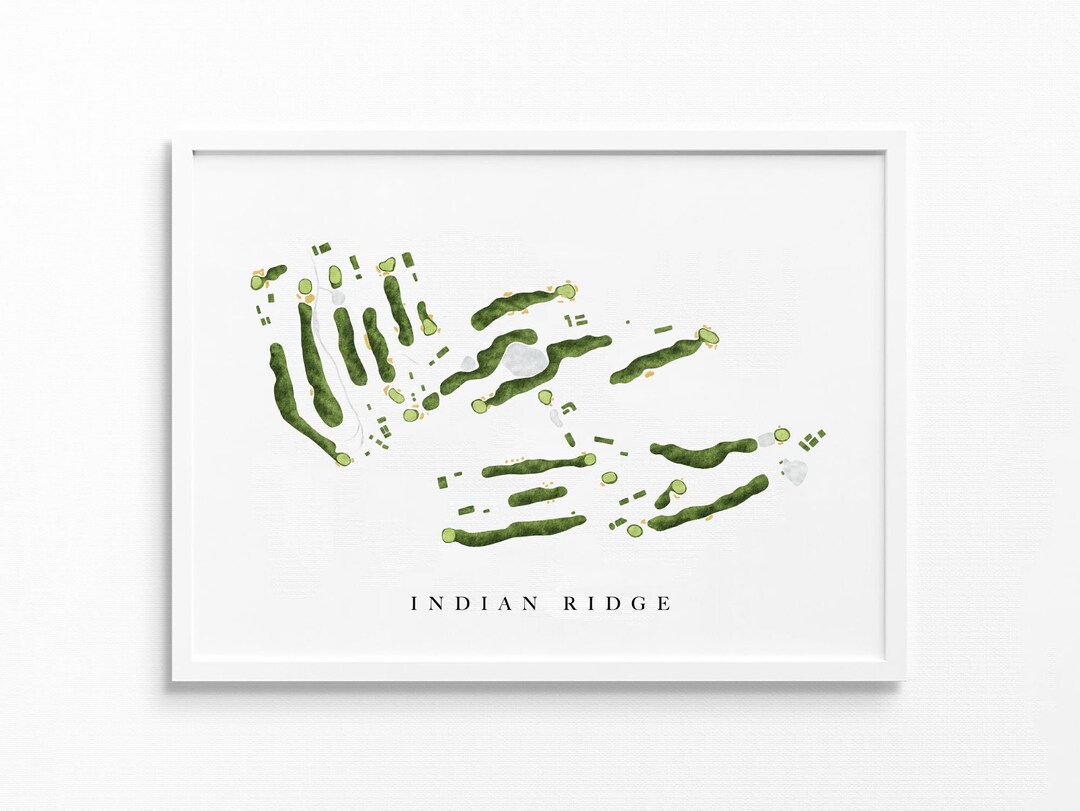 Indian Ridge Country Club | Andover, MA | Golf Course Map, Personalized ...
