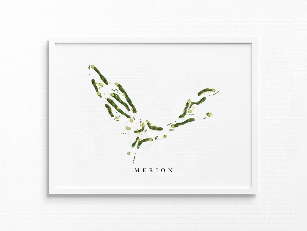 Merion Golf Club, East Course Ardmore, PA Golf Course Map, Golf ...