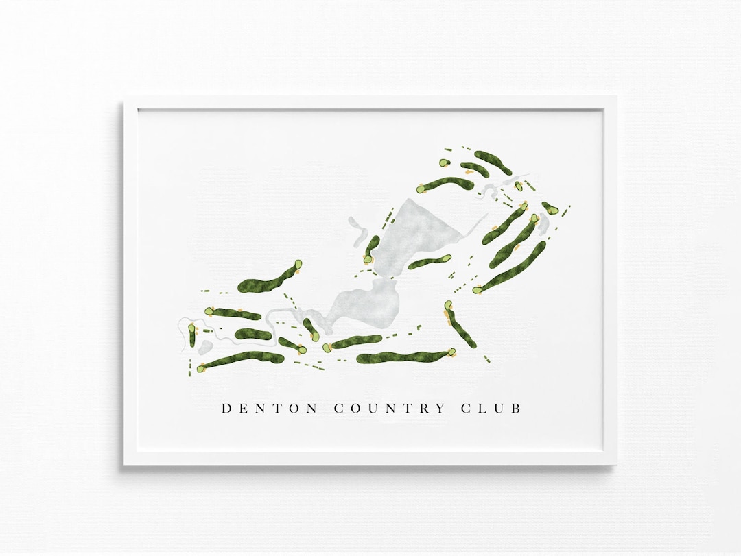Denton Country Club | Argyle, TX | Golf Course Map, Personalized Golf ...