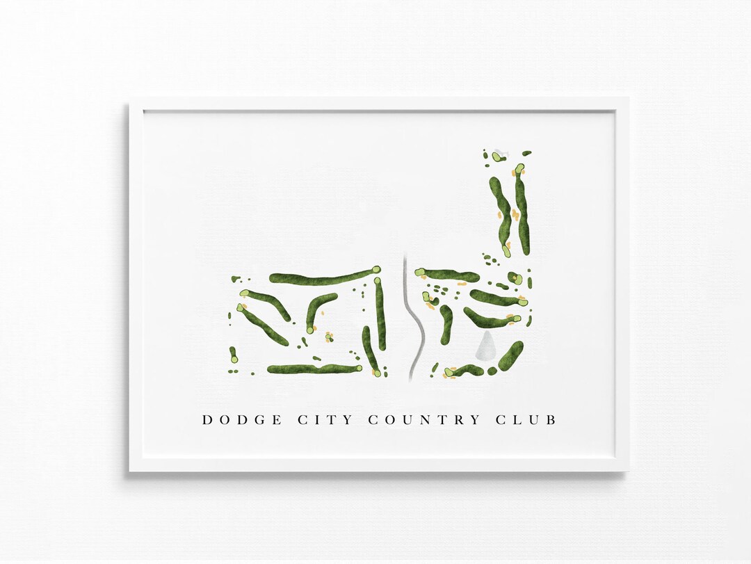 Dodge City Country Club | Kansas | Golf Course Map, Personalized Golf ...