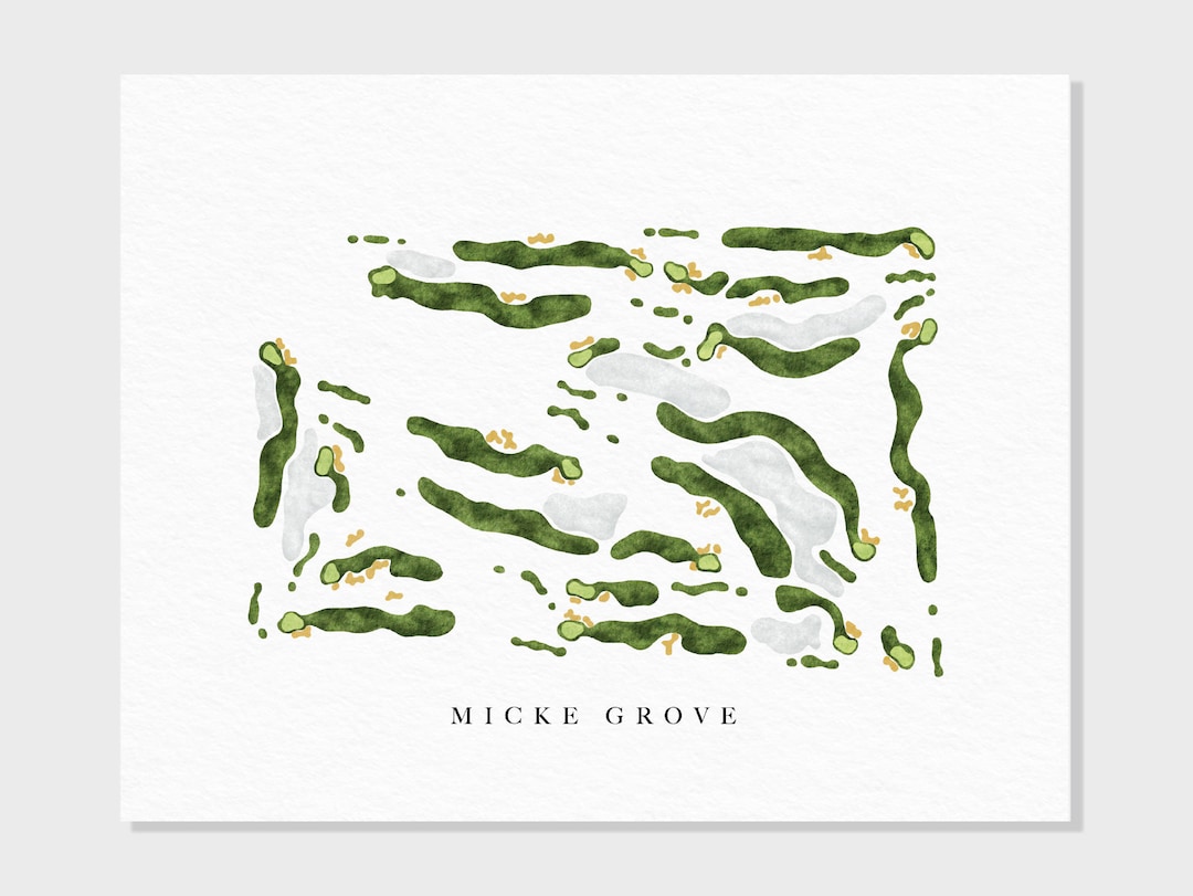 Micke Grove Golf Links | Lodi, CA | Golf Course Map, Personalized Golf ...