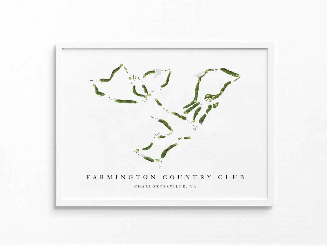 Farmington Country Club Charlottesville, VA Golf Course Map ...