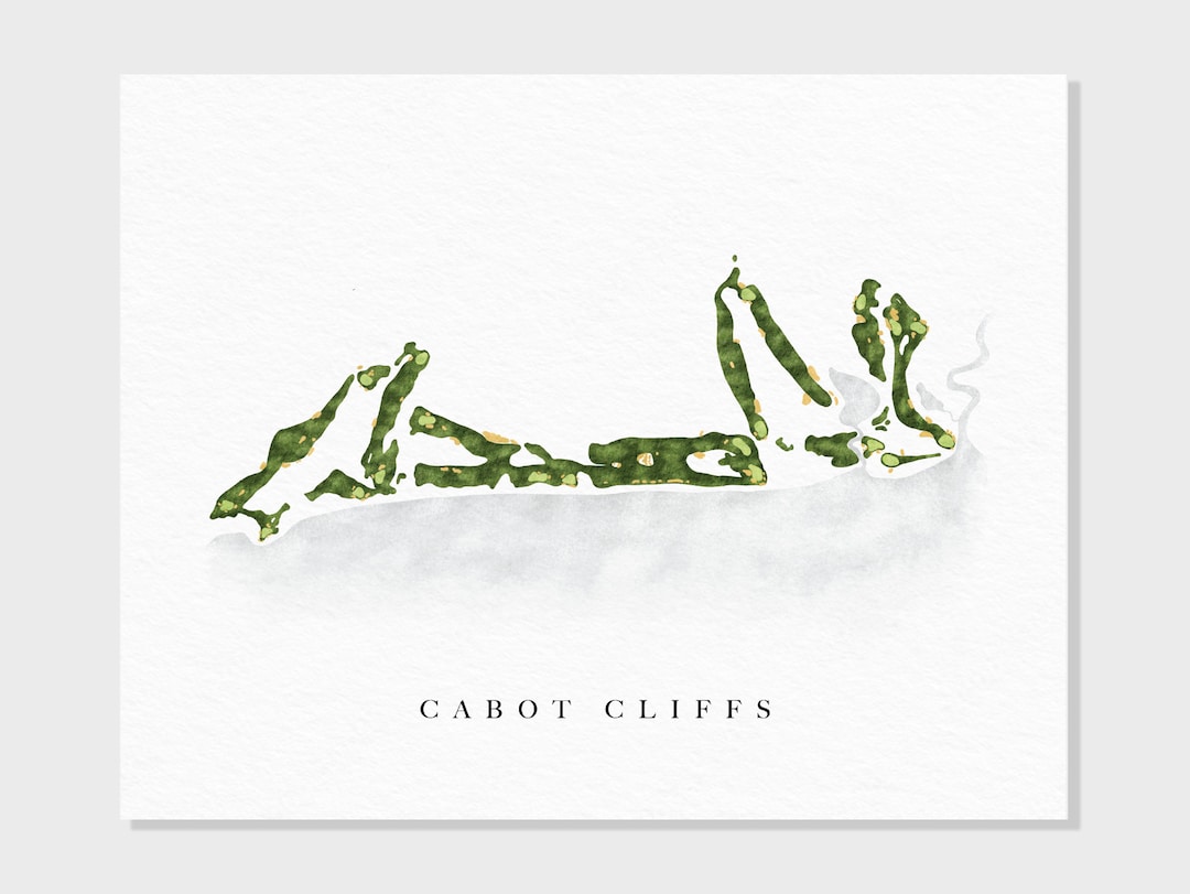 Cabot Cliffs | Nova Scotia, Canada | Golf Course Map, Personalized Golf ...