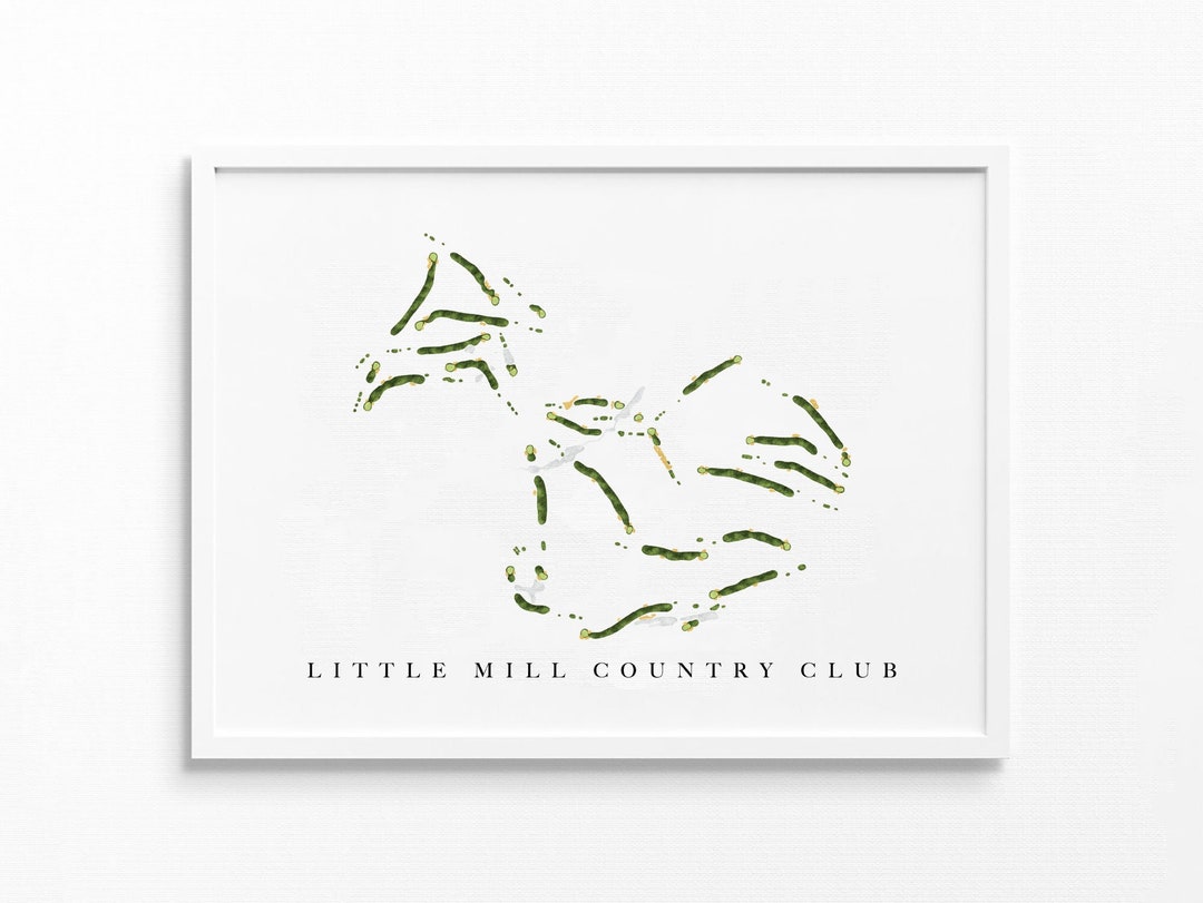 Little Mill Country Club | Marlton, NJ | Golf Course Map, Personalized ...