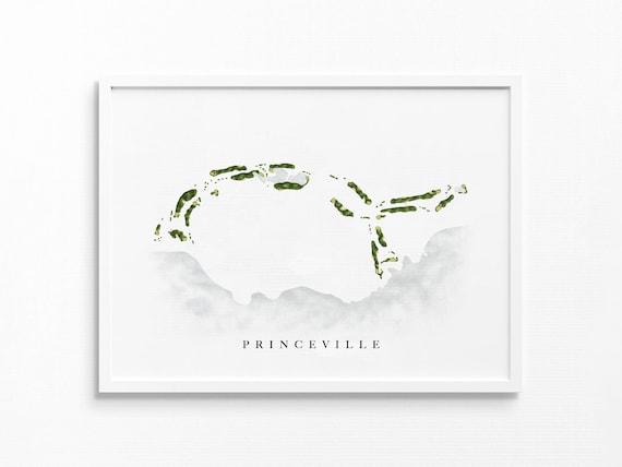 Princeville Makai Golf Club Kauai HI Golf Course Map - Etsy