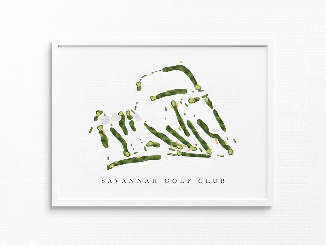 Savannah Golf Club | Savannah, GA | Golf Course Map, Personalized Golf ...