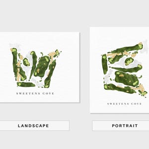 Sweetens Cove | Chattanooga, TN | Golf Course Map, Golf Painting, Golf ...
