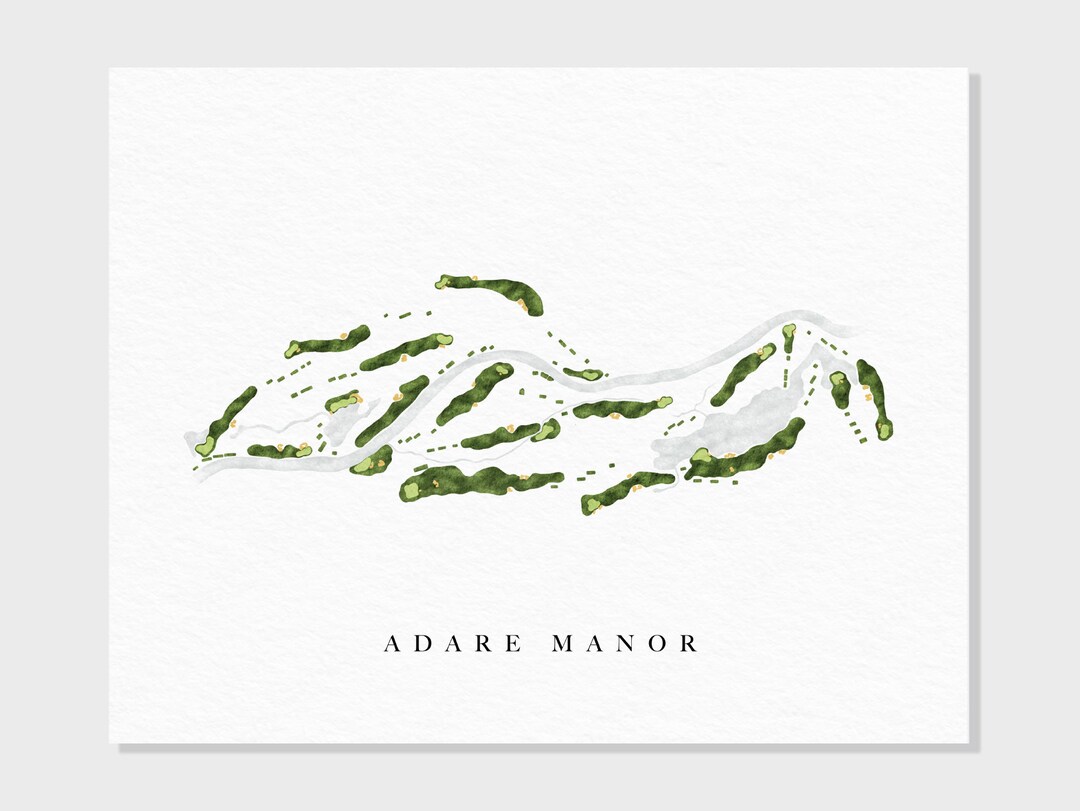 Adare Manor Golf Club | Limerick, Ireland | Golf Course Map ...