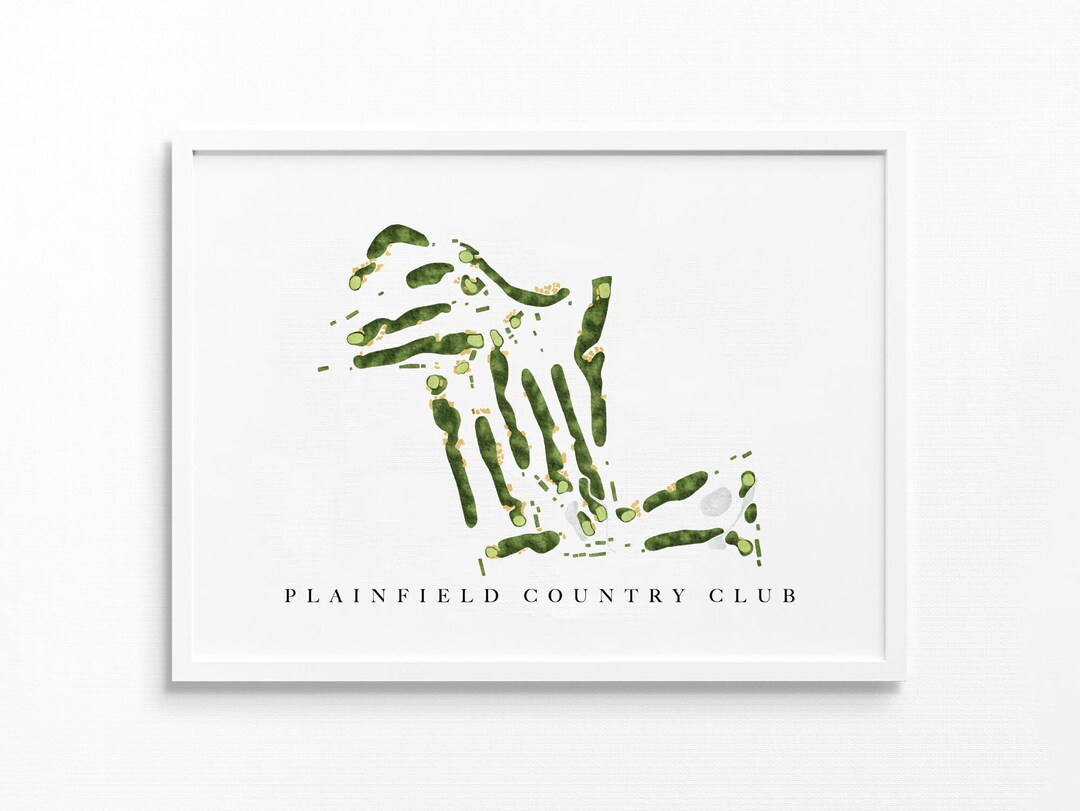 Plainfield Country Club | Edison, NJ | Golf Course Map, Personalized ...