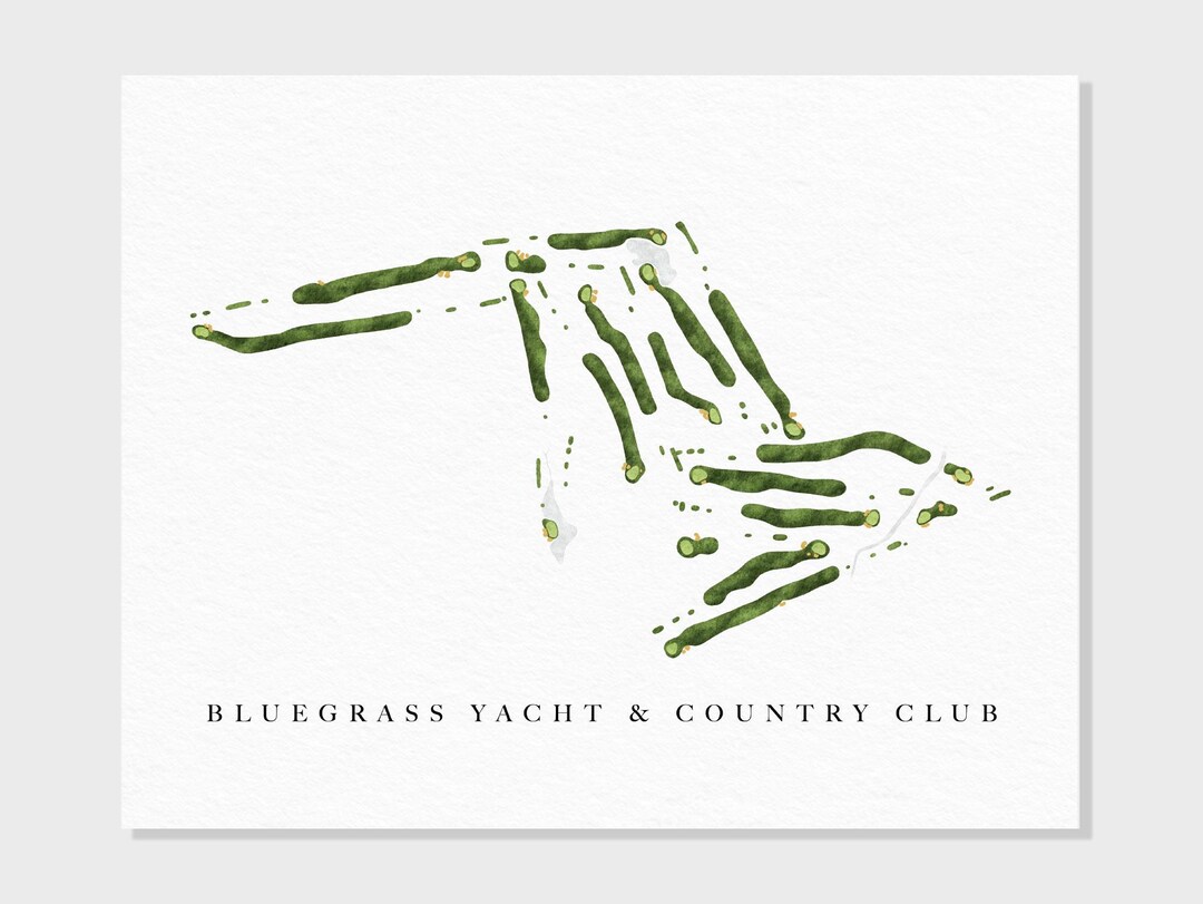 Bluegrass Yacht & Country Club | Hendersonville, TN | Golf Course Map ...