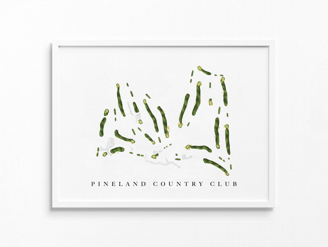 Pineland Country Club | Nichols, SC | Golf Course Map, Personalized ...