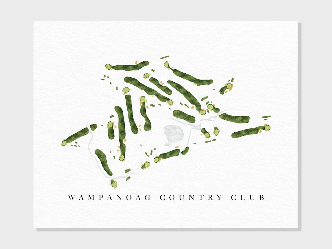 Wampanoag Country Club | West Hartford, CT | Golf Course Map ...