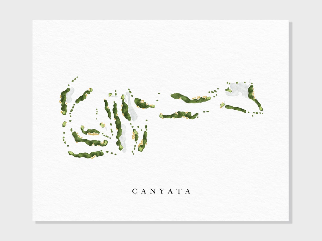 Canyata Golf Club | Marshall, IL | Golf Course Map, Personalized Golf ...