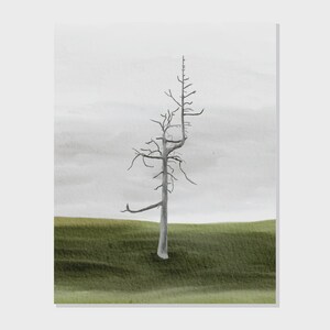 Bandon Golf Poster | Ghost Tree at Bandon Dunes Golf Art | Oregon ...