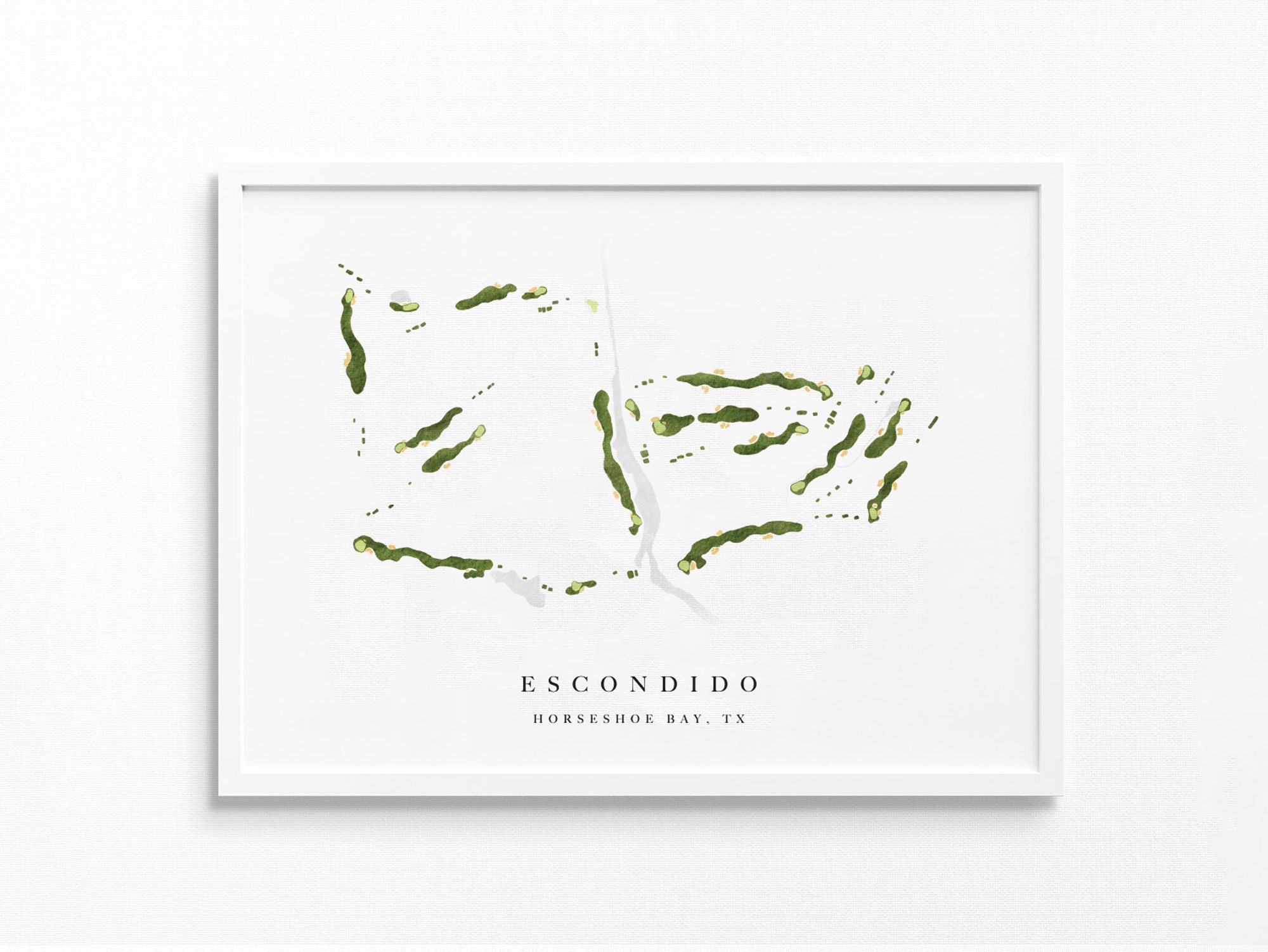 Escondido Golf & Lake Club Horseshoe Bay Texas Golf | Etsy