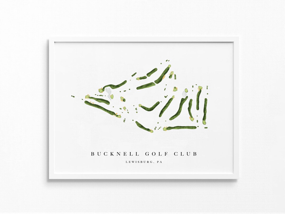 Bucknell Golf Club | Lewisburg, PA | Golf Course Map, Personalized Golf ...