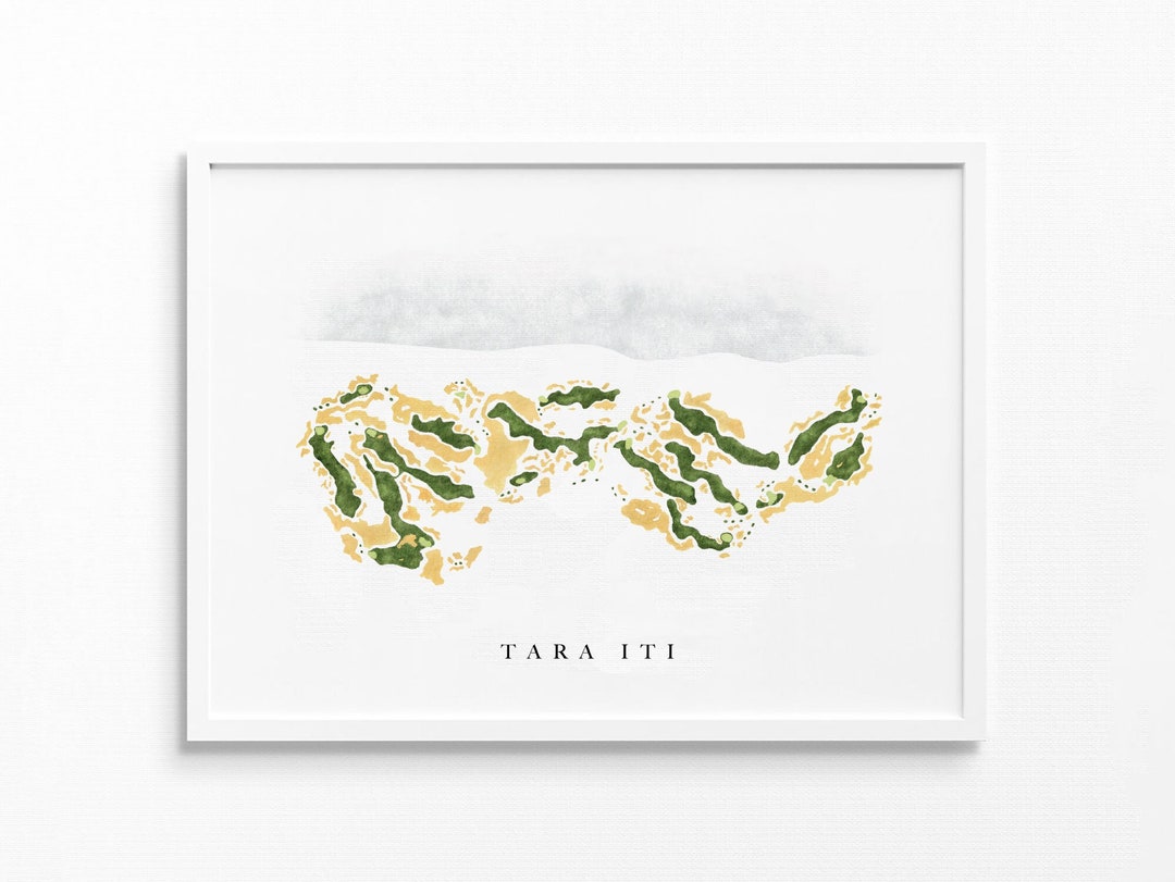 Tara Iti Golf Club Te Arai, New Zealand Mangawhai Course Map, Golfer ...