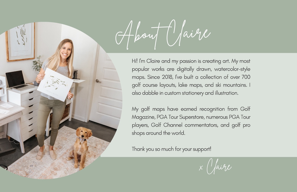 Trump National Golf Club Bedminster Golf Course Map Golf - Etsy