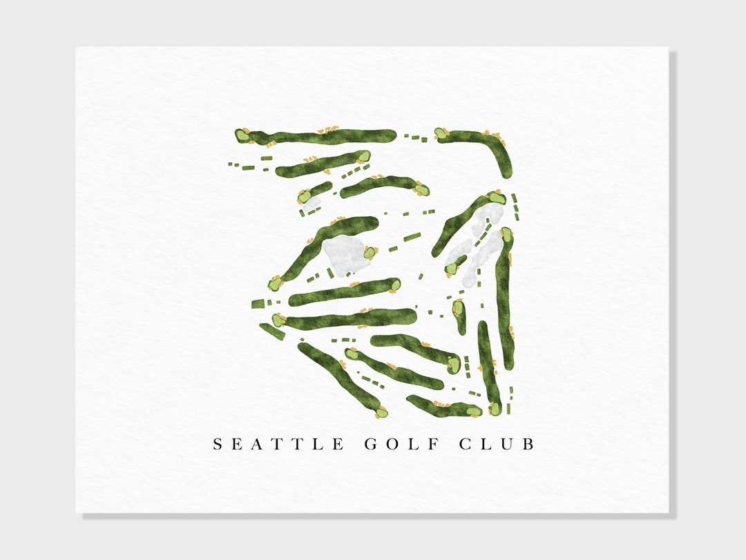 Seattle Golf Club | Shoreline, WA | Golf Course Map, Personalized Golf ...