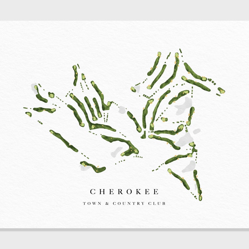 Maps of the Cherokee - Etsy