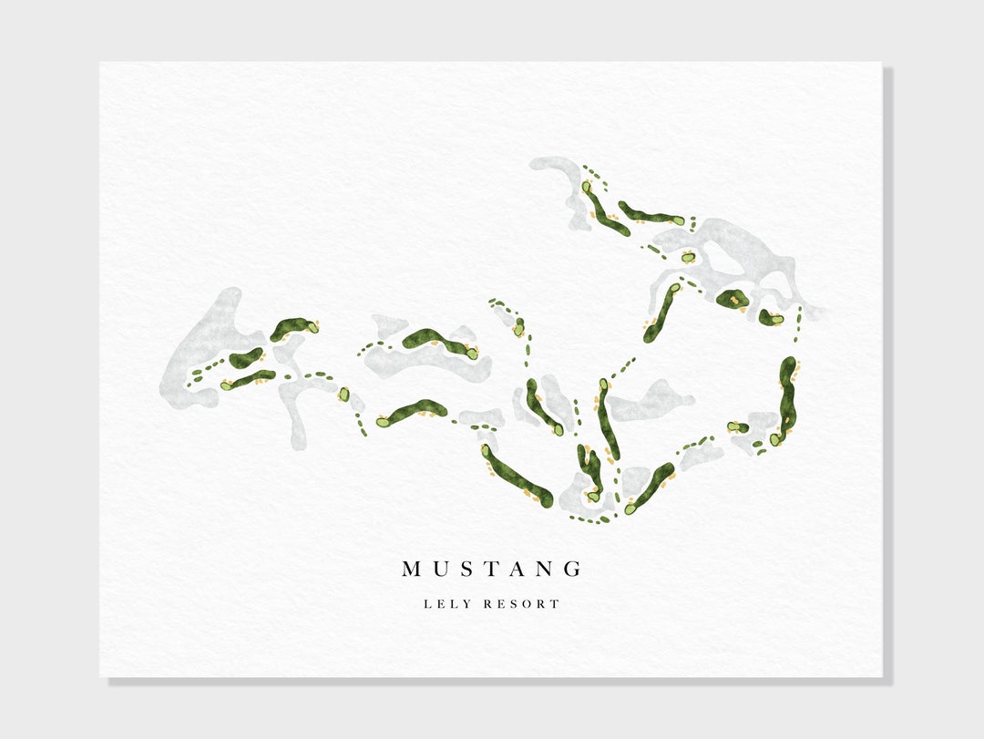 Lely Resort, Mustang Course | Naples, FL | Golf Course Map ...