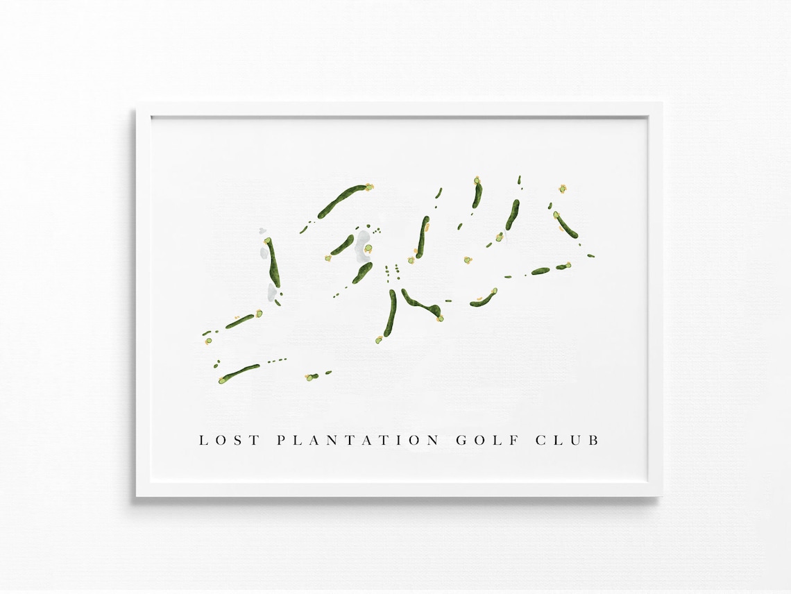 Lost Plantation Golf Club Rincon GA Golf Course Map - Etsy